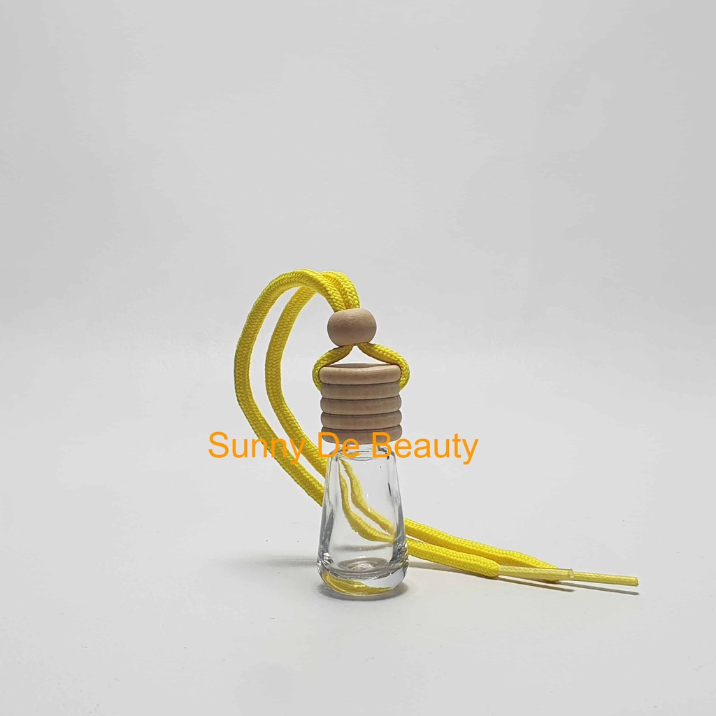 Jual Botol Parfum Gantung 5 Ml Lonjong Tutup Kayu Bulat / Botol Kaca ...