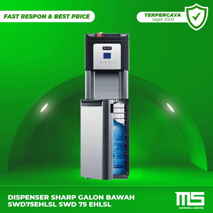 Jual DISPENSER SHARP GALON BAWAH SWD75EHLSL SWD 75 EHLSL | Shopee Indonesia