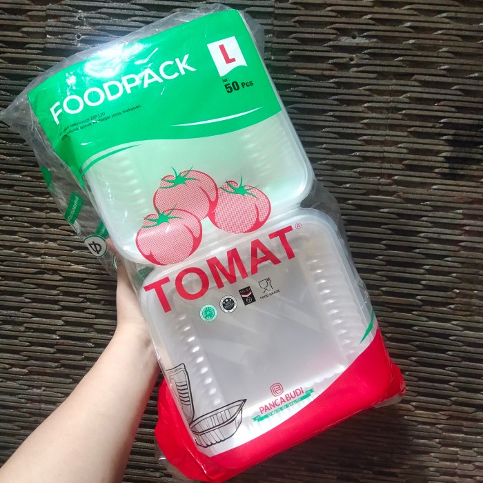 Jual Tempat Foodpack Tomat Ukuran Large - Mika Makanan Food Pack L ...