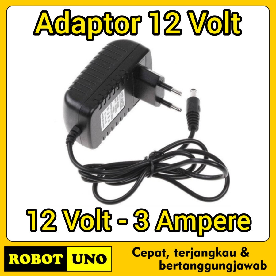Jual Adaptor 12V 3A Power Supply AC 220V DC 12 Volt 3A 12V 3 Ampere ...