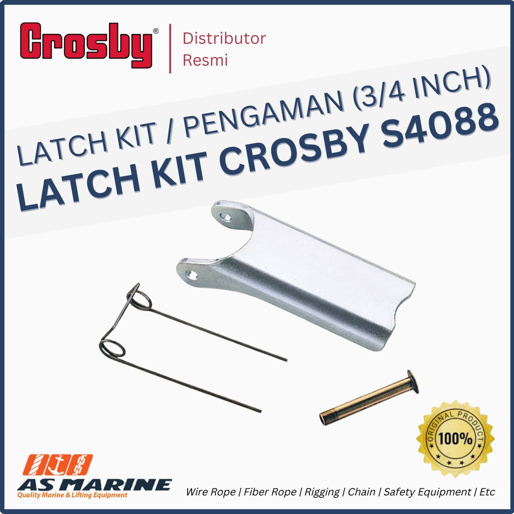 Jual Latch Kit / Pengaman / Safety Latch CROSBY USA S4088 3/4 Inch ...