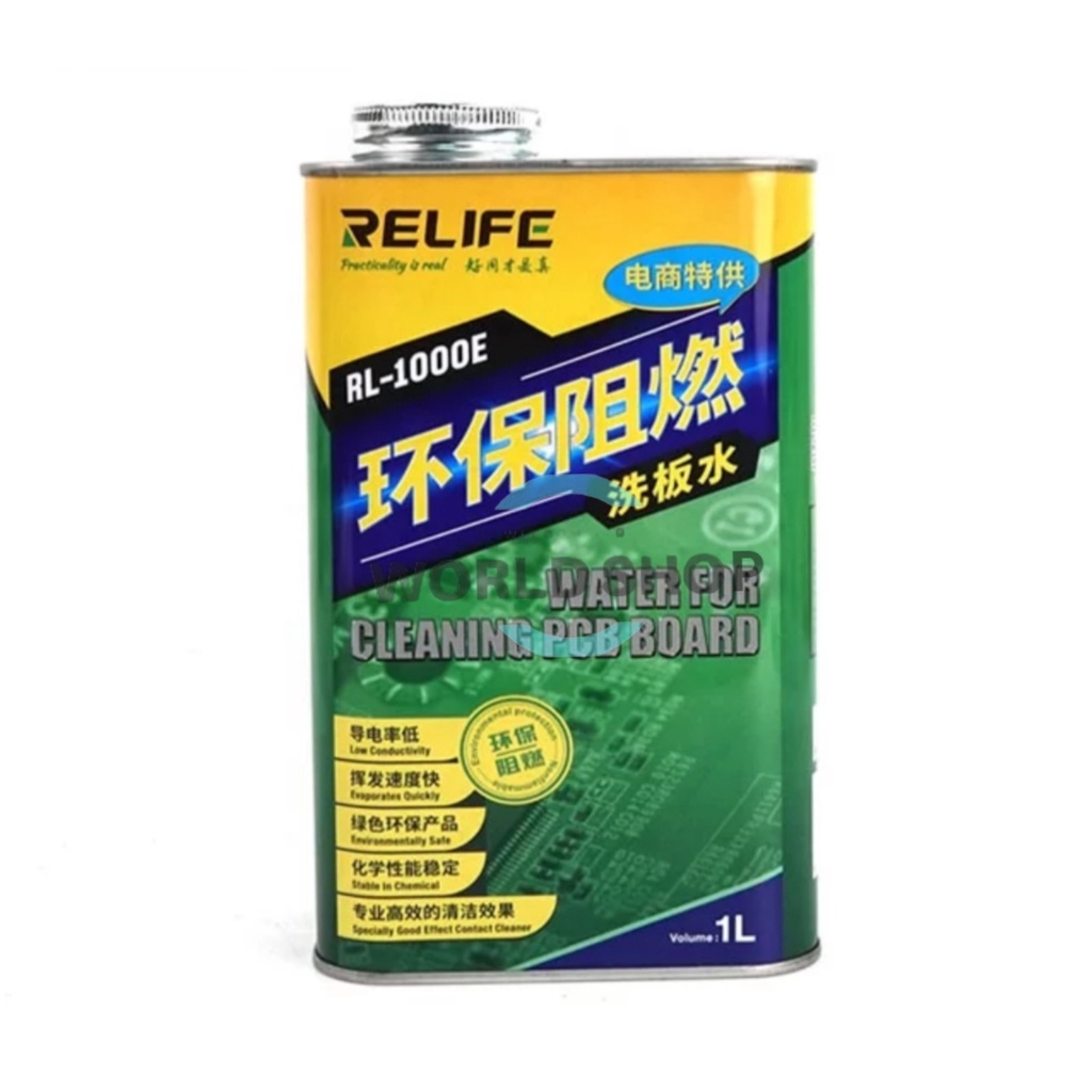 Jual CAIRAN PEMBERSIH PCB RELIFE RL-1000E WATER FOR CLEANING PCB BOARD ...