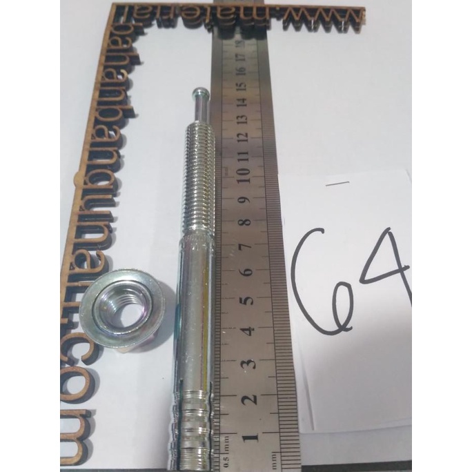 Jual Dyna Bolt Pukul m 12 x 120 baut high Anchor dynabolt ketok C Type ...
