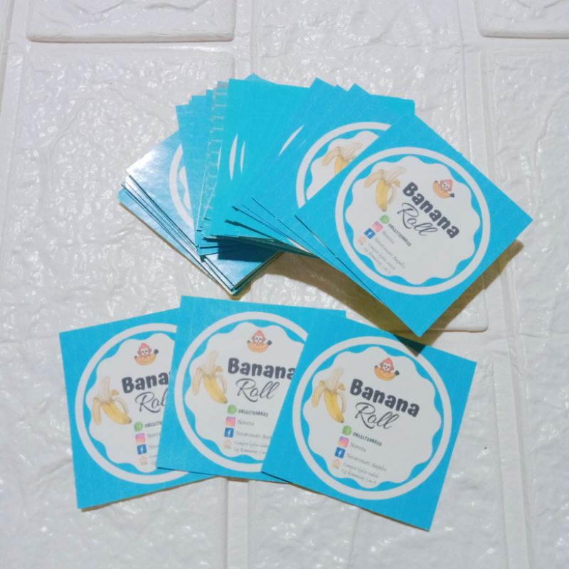 Jual Cetak Stiker Logo Produk Jualan | Shopee Indonesia