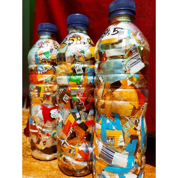Jual ECOBRICK BOTOL AQUA 600 ML (KEPADATAN 250 - 290 GRAM) DAN ...