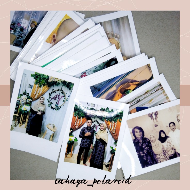 Jual FOTO POLAROID FRAME PUTIH POLOS / CETAK FOTO ALA POLAROID 2R ...