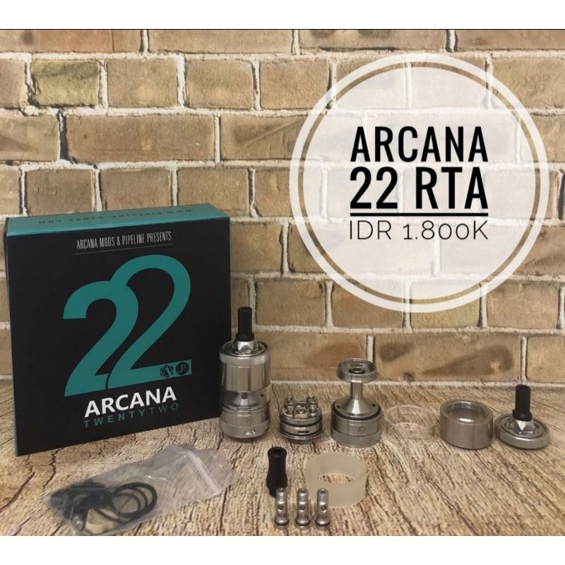 Jual Arcana 22 RTA By Pipeline X Arcana Mods | Shopee Indonesia