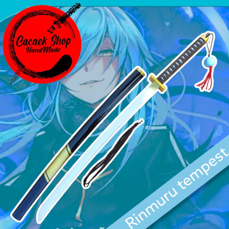Jual katana sword kayu cosplay rimuru tempest | Shopee Indonesia