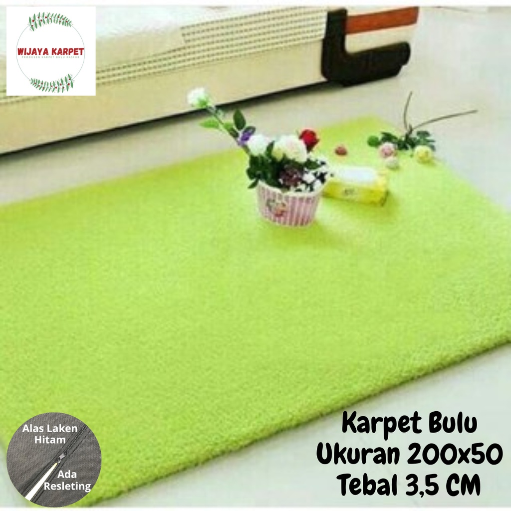 Jual Karpet Bulu Rasfur Lembut Empuk Ukuran 200x50x3,5 CM (BUSA ROYAL ...