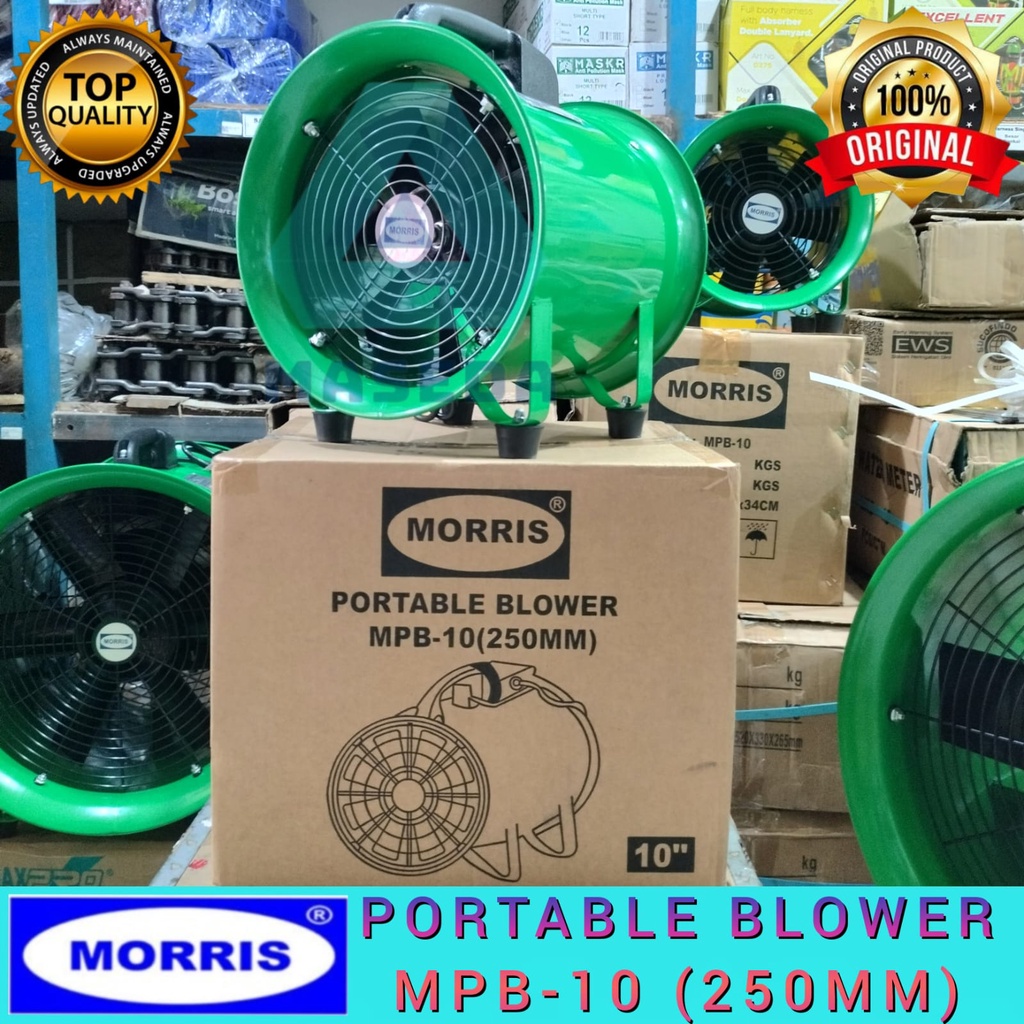 Jual Portable Ventilator / Blower / Exhaust 10" MORRIS 10 Inch | Shopee ...