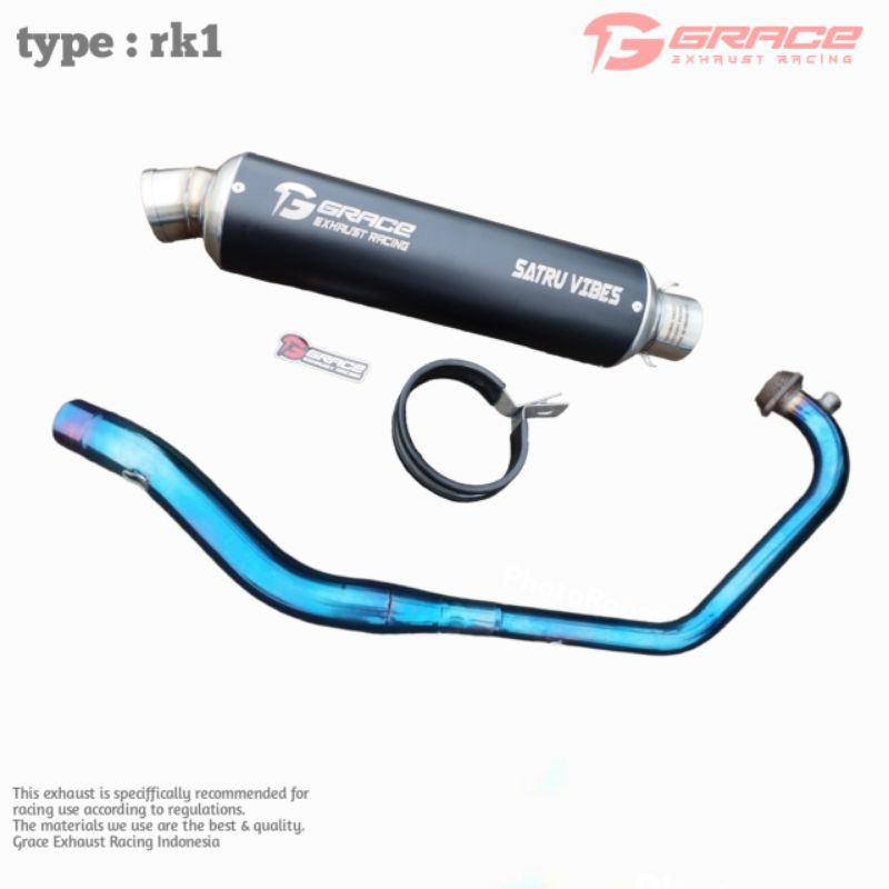 Jual knalpot fullsystem original grace type rk1 | Shopee Indonesia