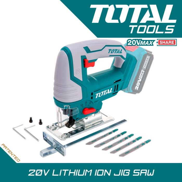Jual TOTAL TJSLI8501 LITHIUM-ION JIG SAW - MESIN JIG SAW | Shopee Indonesia