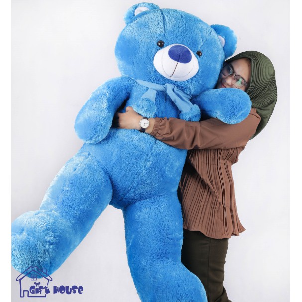 Jual Boneka Jumbo 2 Meter SNI Beruang Teddy Bear Besar 2m lucu kado 1,5 ...