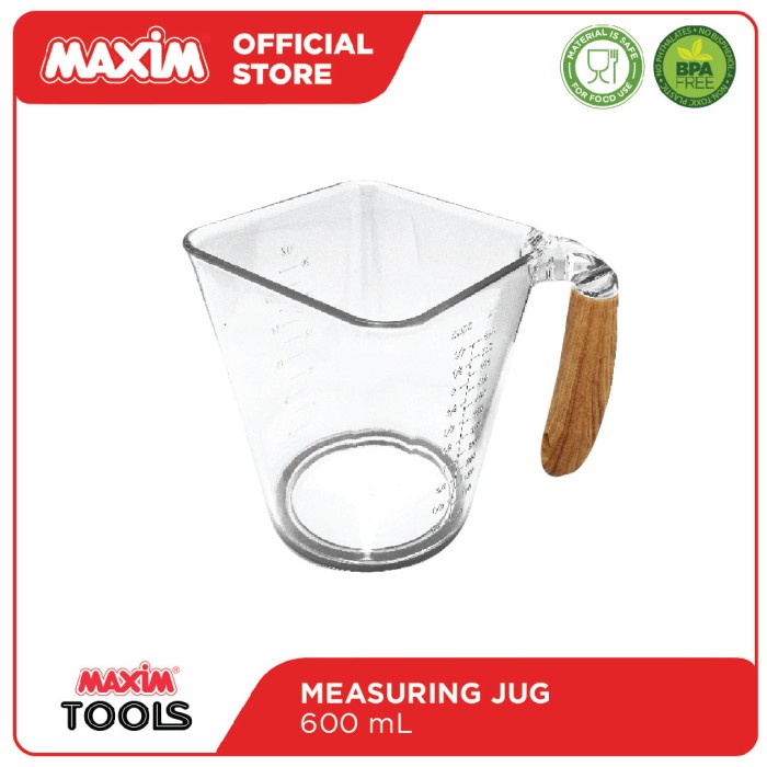 Jual Gelas Maxim Tools Measuring Jug Gelas Ukur 600Ml | Shopee Indonesia