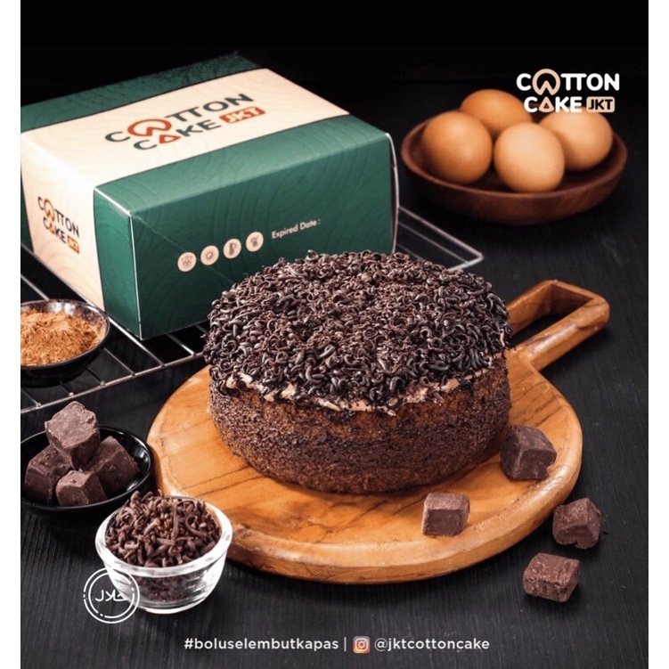 Jual Cotton Cake Double Coklat | Shopee Indonesia