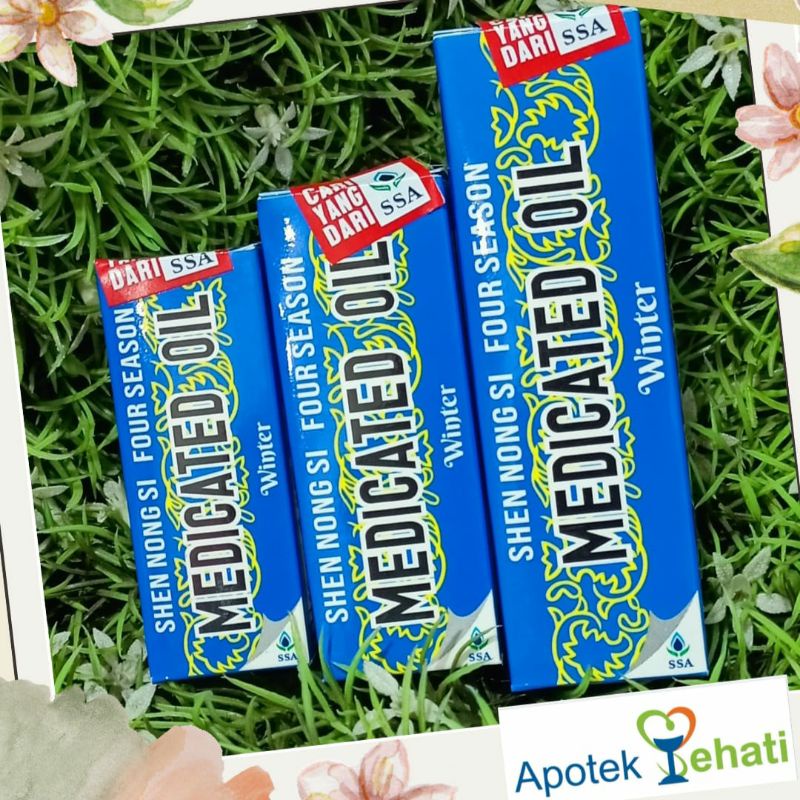 Jual Shen Nong Si Four Season Medicated Oil Winter 20 mL / 12 mL Minyak ...