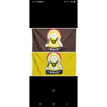 Jual bendera osis 90x135cm / bensede osis SMP / bendera osis SMA ...
