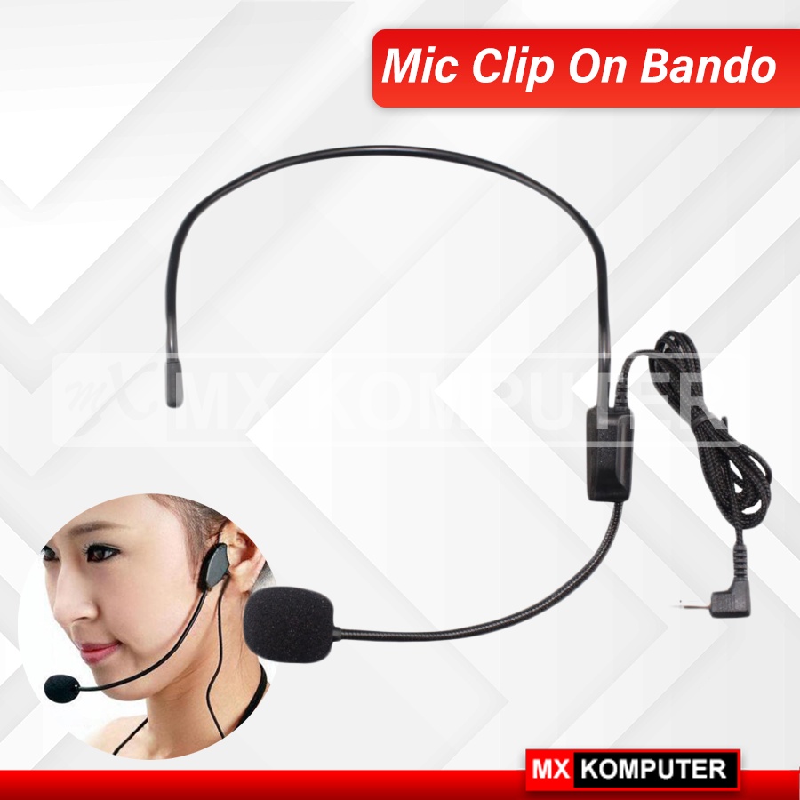 Jual Microphone Bando Clip On | Shopee Indonesia