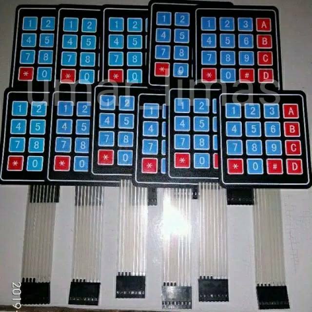 Jual Keypad Tombol Membran Pertamini Digital Keypad Pom Mini 4x4