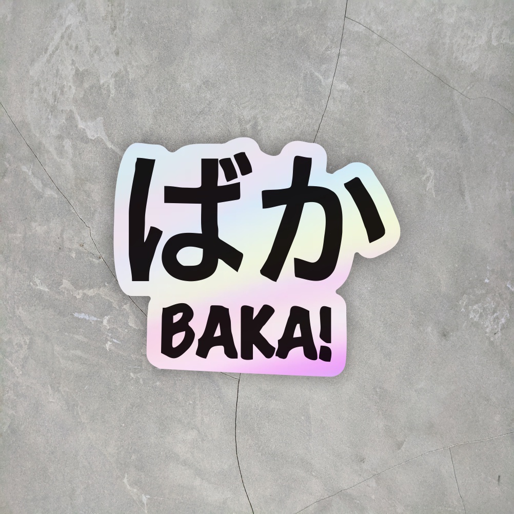 Jual Sticker Hologram Baka Sticker case hp & Laptop ukuran 5,5 cm ...