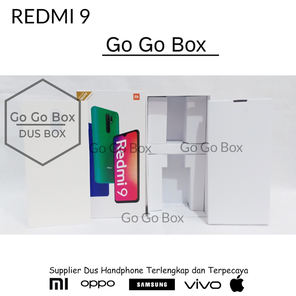 Jual DUS DUSBOX REDMI 9 -GRATIS STICKER- DAN FULLSET -BOX REDMI ...