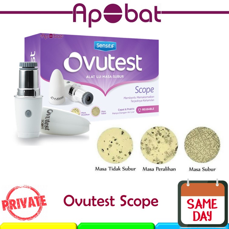 Jual - ApObat - OVUTEST SCOPE Tes Kesuburan Ovutes Sensitif Uji Masa ...