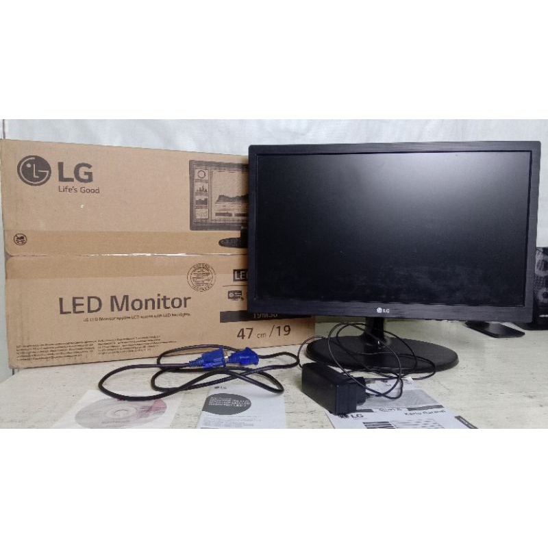 Jual Monitor LG 19 inch fullset | Shopee Indonesia
