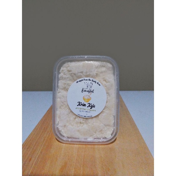 Jual KEJU RICOTTA CHEESE KEMASAN PLASTIK/CUP 200GR | Shopee Indonesia