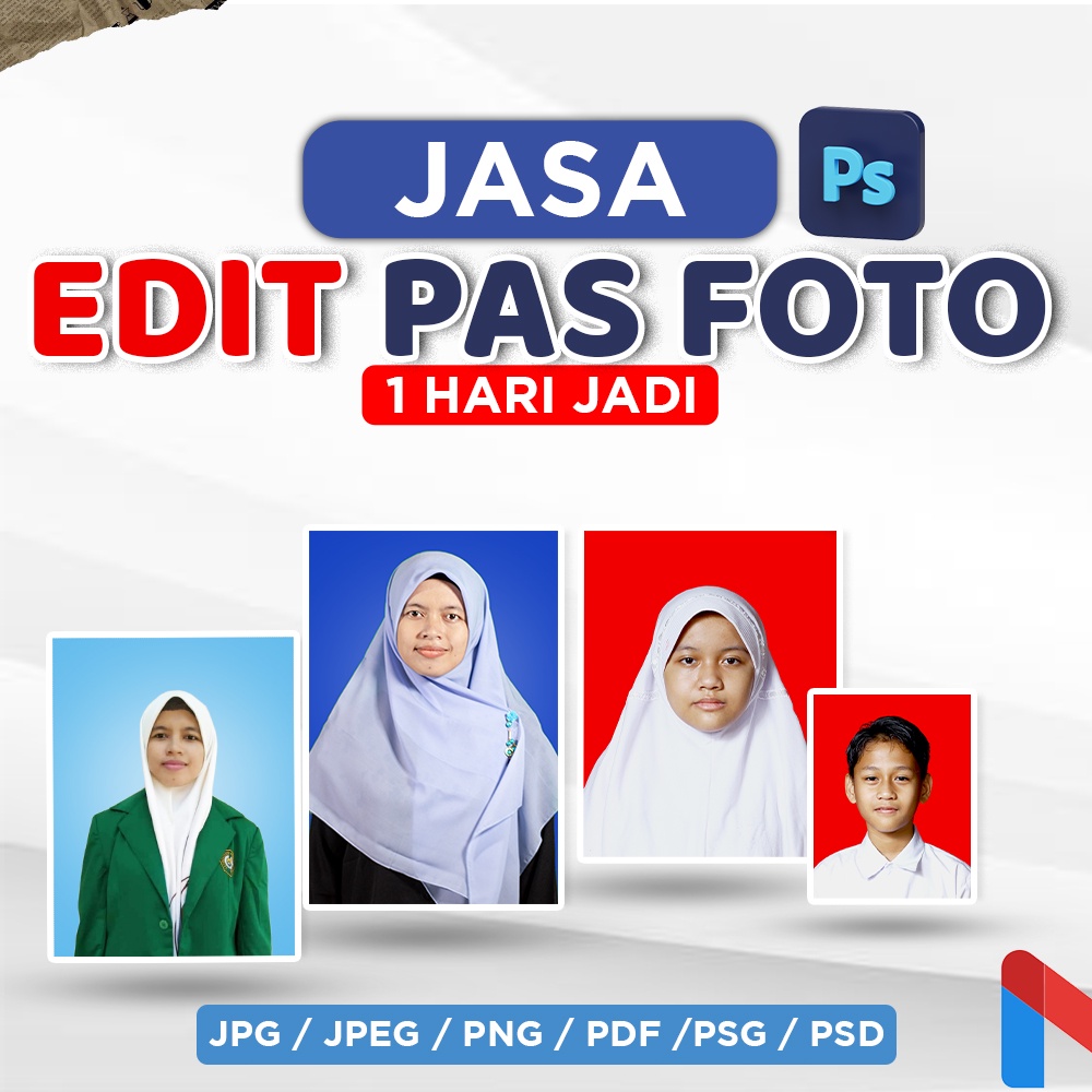 Jual Jasa Edit Pas Foto Profesional | Shopee Indonesia