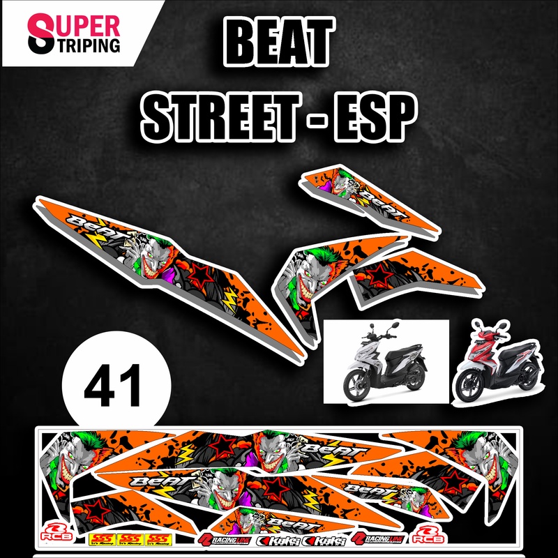 Jual STICKER BEAT STREET ESP Varian 41 - Tahun 2017 2018 2019 Desain ...
