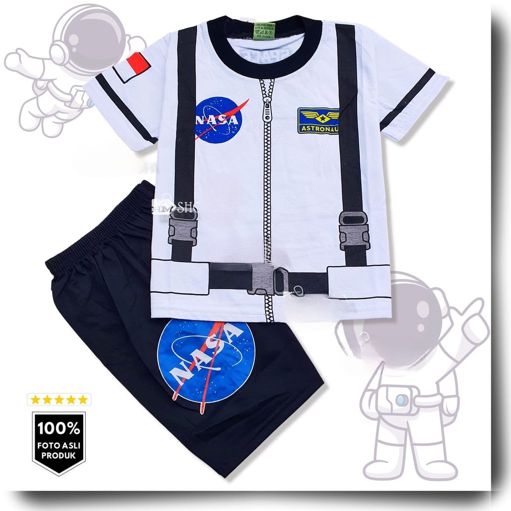 Jual KOSTUM SETELAN BAJU ANAK NASA ASTRONOT UNTUK ANAK 2-10 TAHUN BISA ...