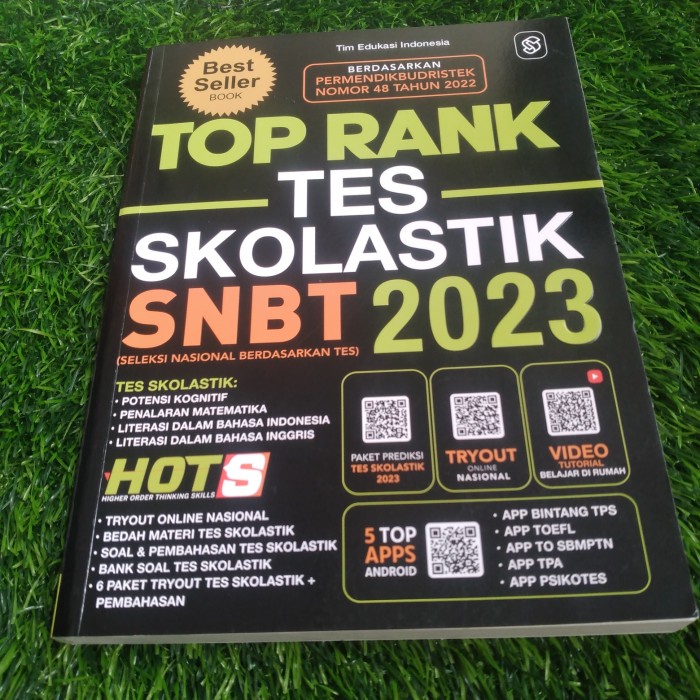 Jual BUKU TOP RANK TES SKOLASTIK SNBT SELEKSI NASIONAL BERDASARKAN TES ...