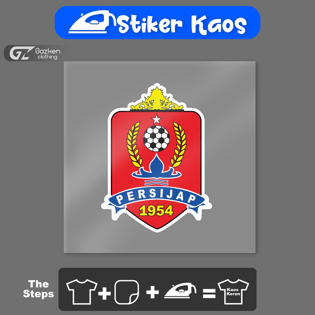 Jual Stiker Kaos Persijap Jepara Sticker Sablon Tempelan Logo Klub ...