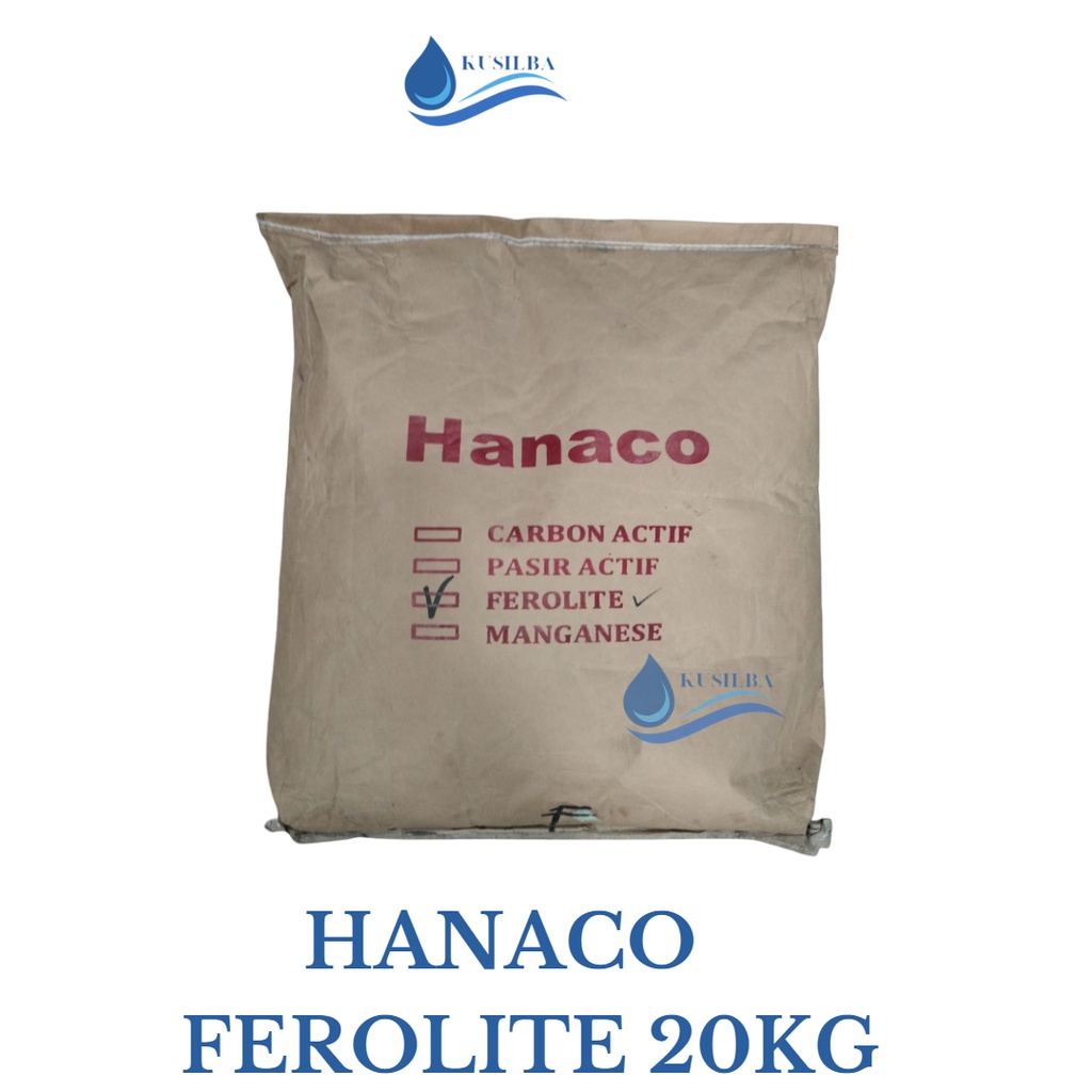 Jual FEROLITE MEDIA FILTER AIR LOKAL HANACO ZAK 20KG | Shopee Indonesia