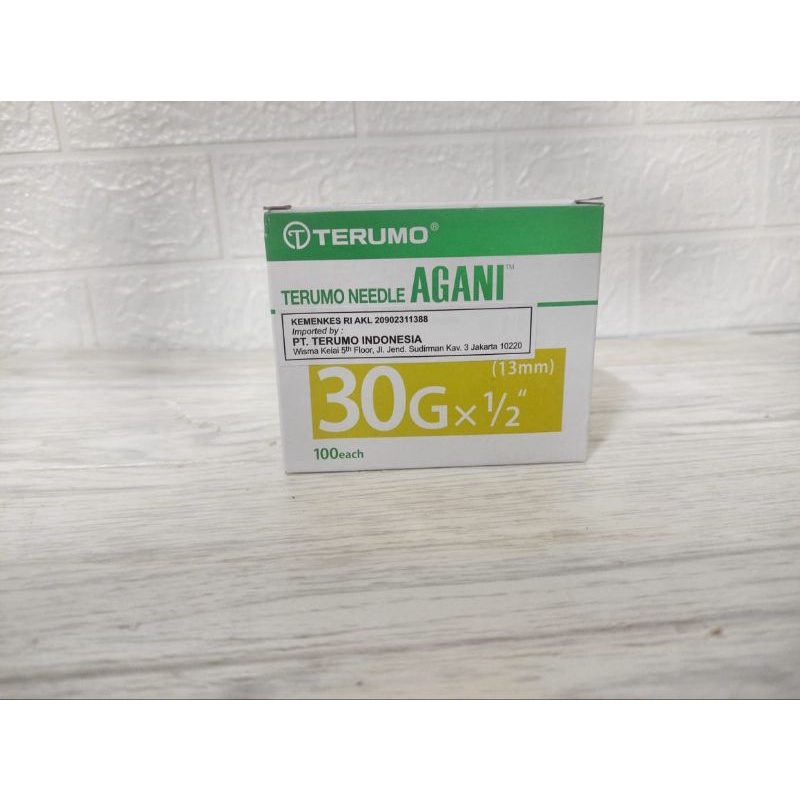 Jual Terumo Agani - NEEDLE TERUMO AGANI 18G/23G/24G/25G/30G isi 100 ...