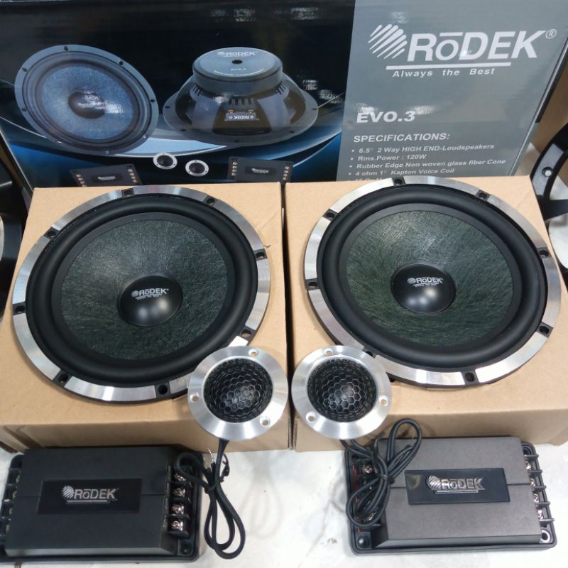 Jual Speaker Split 2 way Rodek evo 3 seri tinggi | Shopee Indonesia