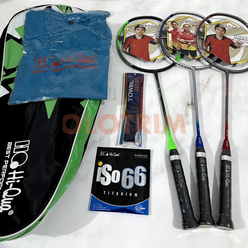 Jual Raket Badminton HiQua Maximus 40LBS 40 Lbs Speed Ultimate Power ...