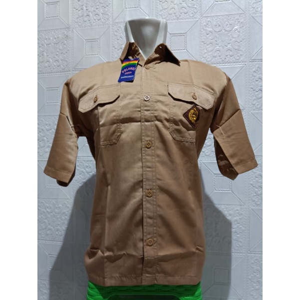 Jual BAJU PRAMUKA PEMBINA LENGAN PENDEK LAKI-LAKI/BAJU PRAMUKA SNI ... Jual BAJU PRAMUKA PEMBINA LENGAN PENDEK LAKI-LAKI/BAJU PRAMUKA SNI ...