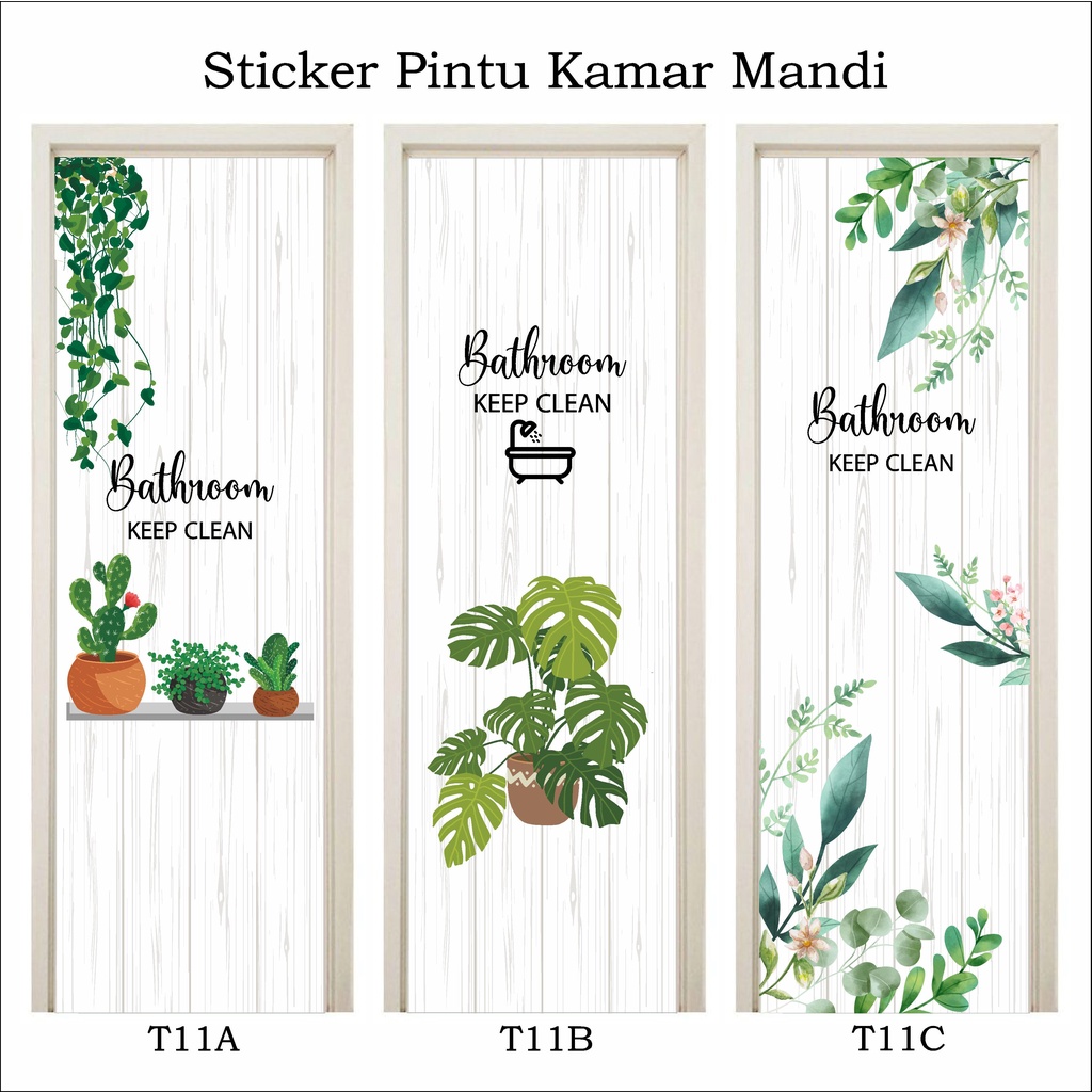 Jual Stiker Pintu Kamar Mandi , Bathroom Sticker | Shopee Indonesia