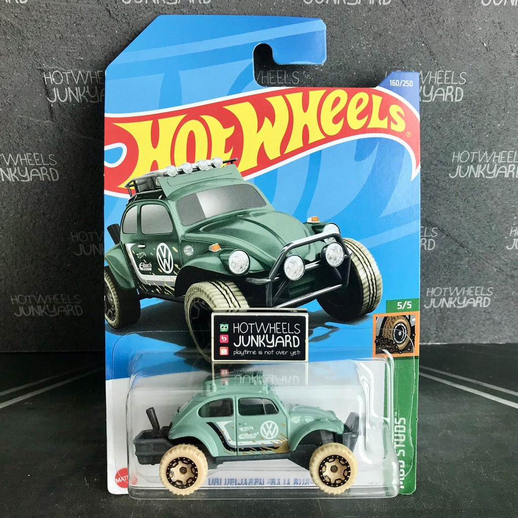 Jual Hot Wheels Volkswagen Baja Bug Mud Studs Series Green Rally VW ...