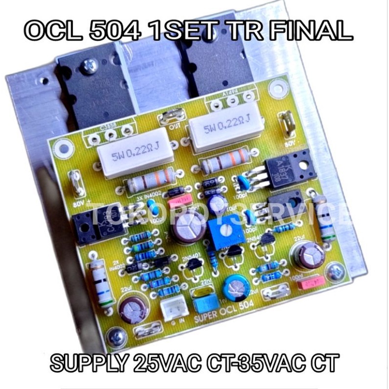 Jual Kit Driver Socl 504 Lengkap Transistor Final / Kit Driver Super ...