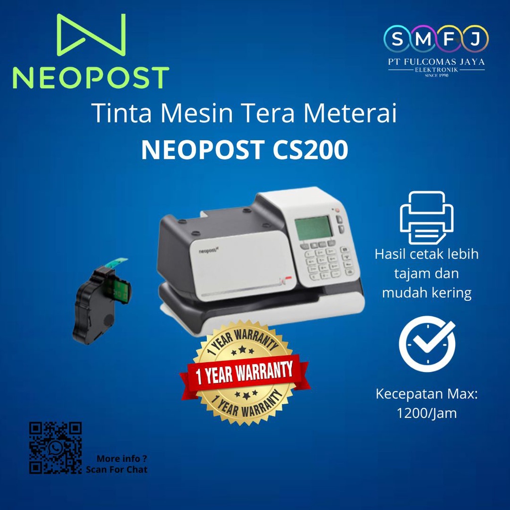 Jual Neopost CS-200 Mesin Tera Digital 100% original GARANSI RESMI | Shopee Indonesia
