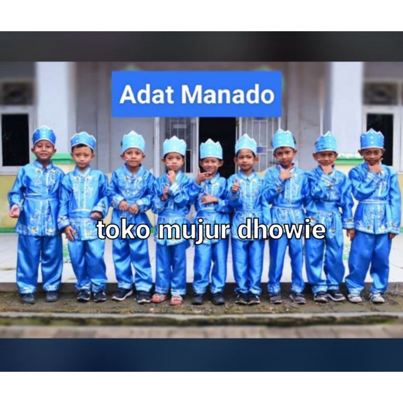 Jual Baju Manado Anak # Adat Manado Anak # Baju Karnaval cewe atau cowo ...