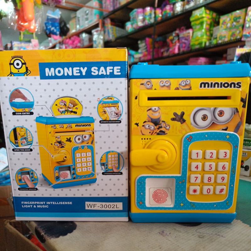 Jual Mainan anak Celengan Tabungan kertas dan koin wf3002L | Shopee ...