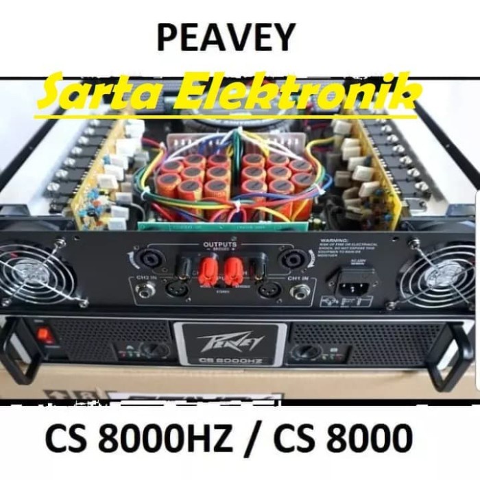 Jual Ampli Power Peavey Cs 8000 Hz Amplifier Peavey Cs 8000Hz | Shopee ...