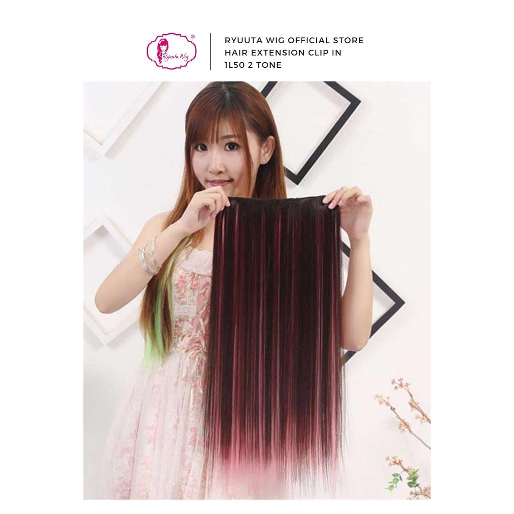Jual Ryuuta Wig Hair Clip Hair Extension Clip Hairclip Lurus Panjang ...