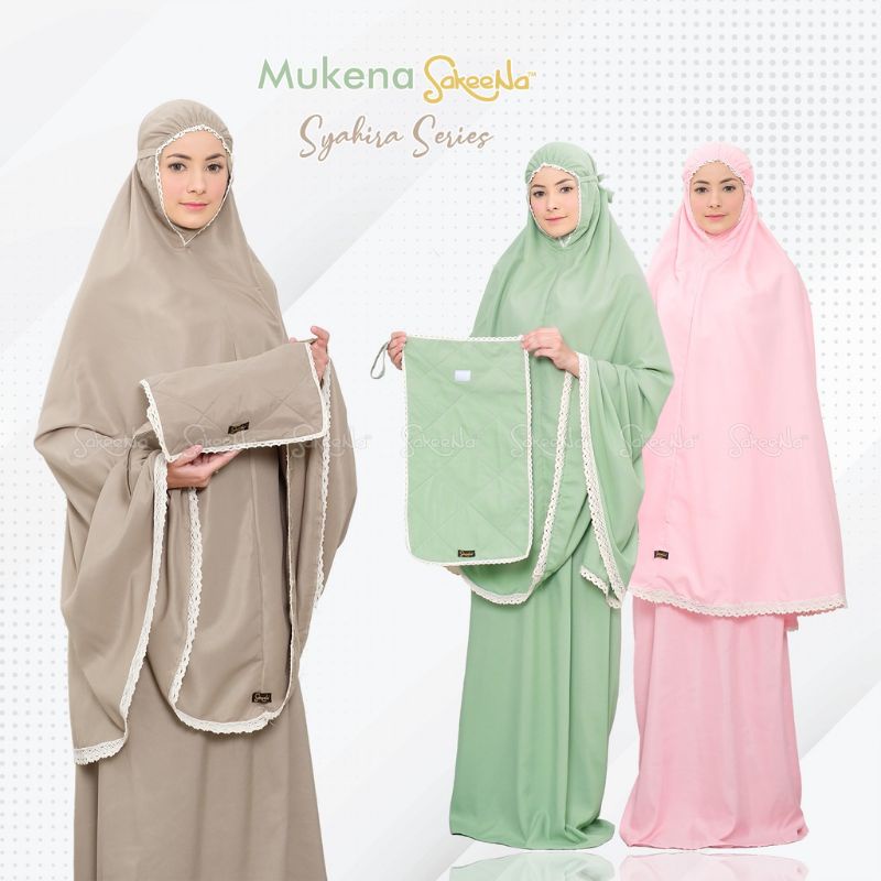 Jual Mukena Syahira Series Sakeena Dewasa Travelling Tas set Sajadah ...