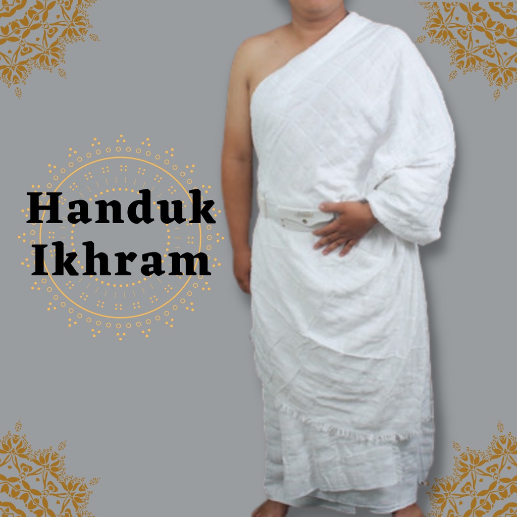 Jual Al Hajj - Perlengkapan Haji Handuk Ihram Haji Dan Umroh (Pakaian ...