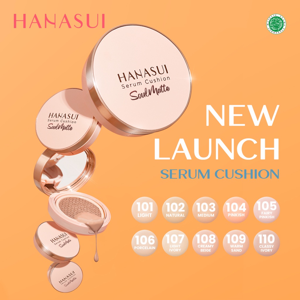 Jual LIVI - Hanasui Serum Cushion SoulMatte | Shopee Indonesia