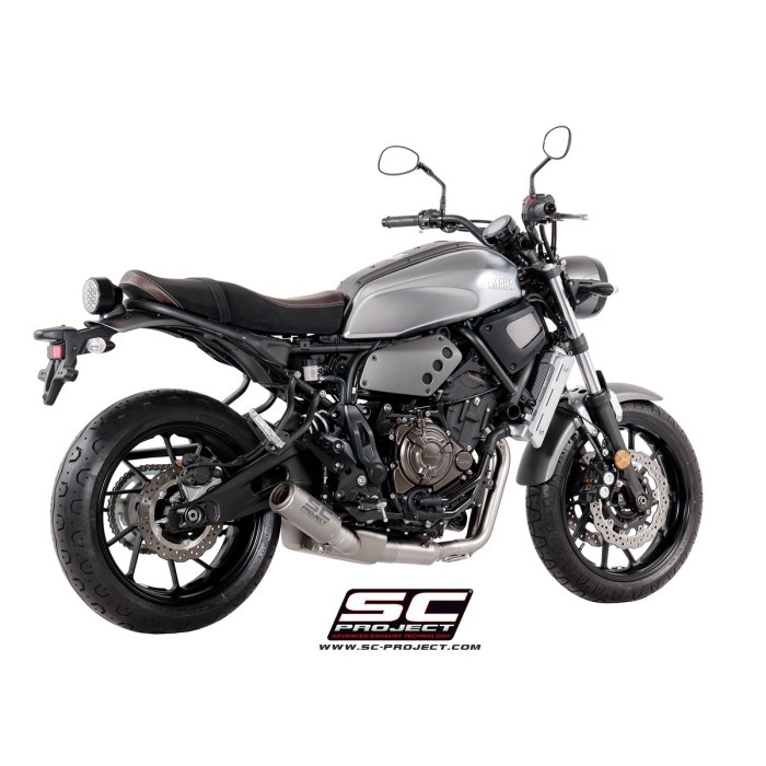 Jual Yamaha Mt-07 Full Exhaust System 2-1, With Cr-T Muffler, Titanium ...